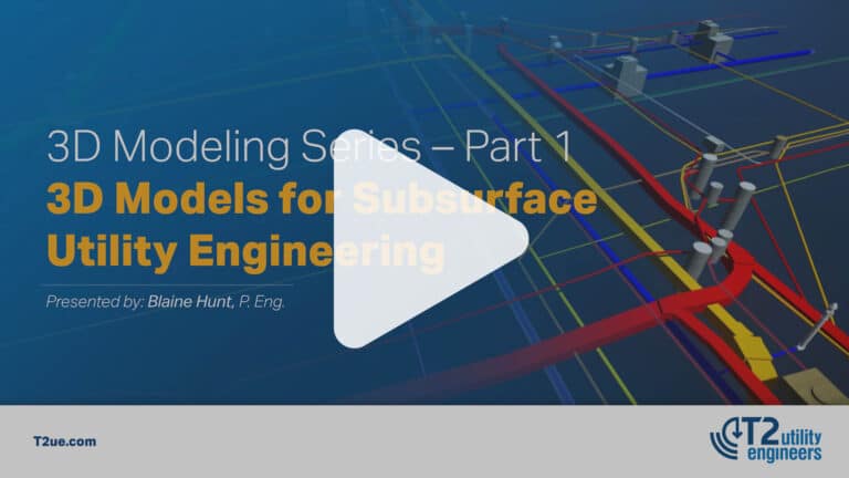 3D Modeling Part 1: Overview - 3D Models for Subsurface Utility ...